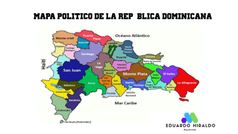 Descubre el mapa político de República Dominicana